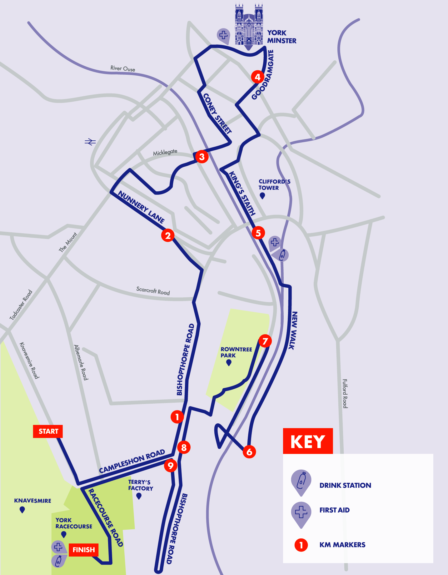 Asda Foundation York 10K - 1st August 2021 | Run For All