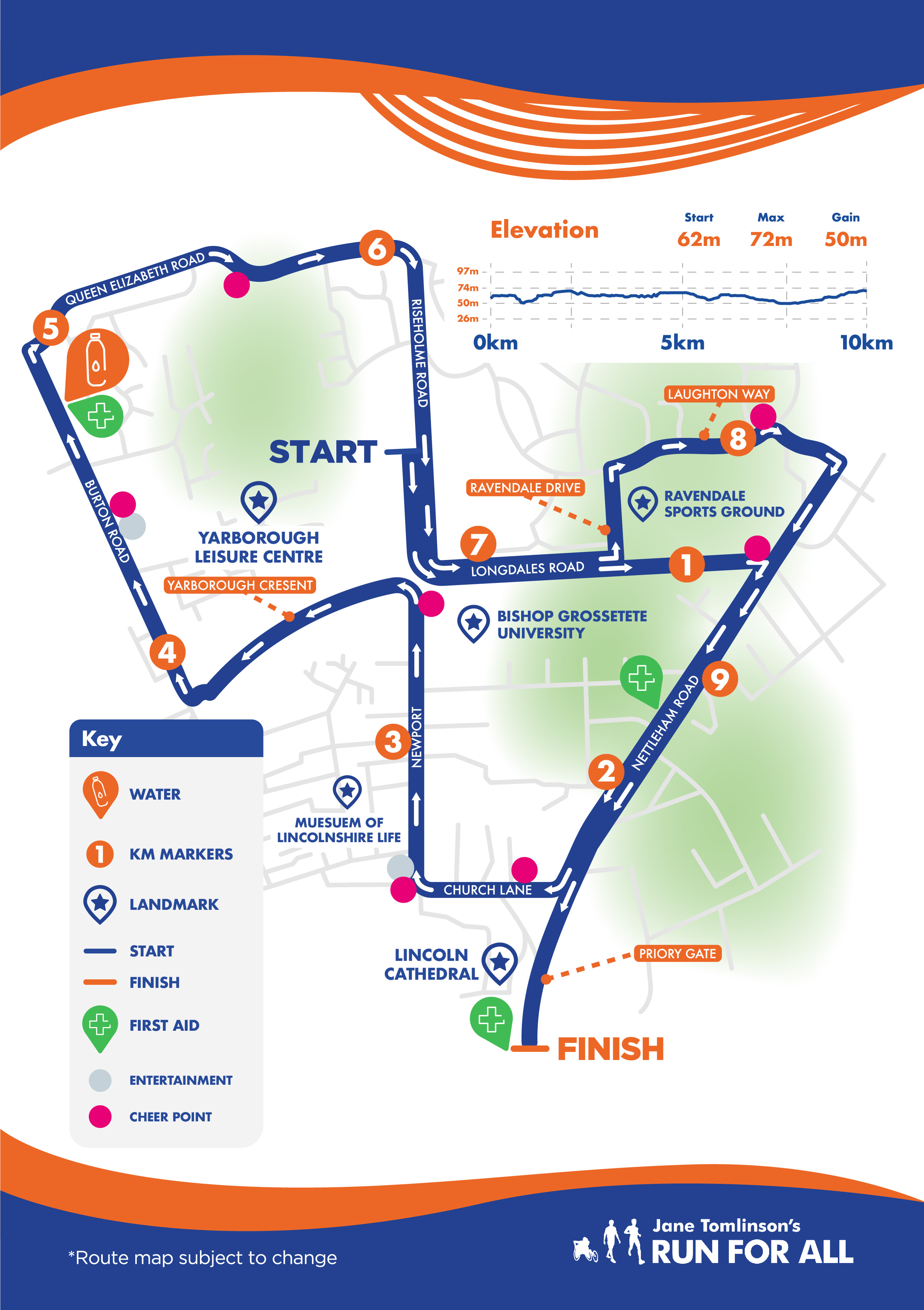 City of Lincoln 10K- 6th April 2025 | Run For All | Run For All