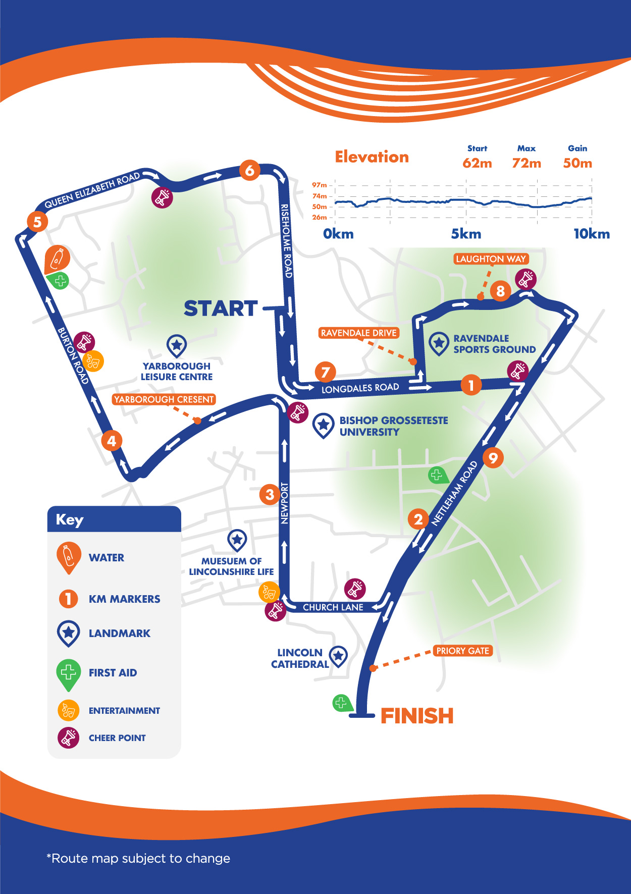 City of Lincoln 10K- 6th April 2025 | Run For All | Run For All